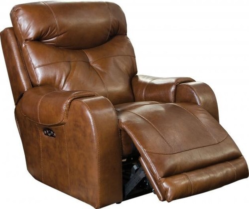 Catnapper Venice Power Chaise Recliner - Walnut Top Grain Leather | eBay