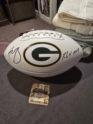 Aaron Rodgers Signed Full Size NFL Football with COA | eBay