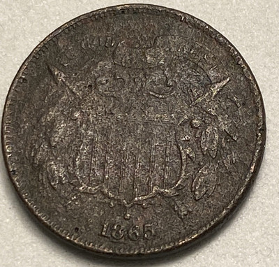 1865 TWO CENT PIECE NICE CIVIL WAR COIN 228 | eBay