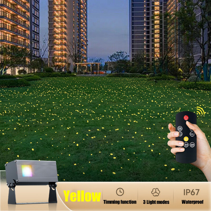 10W-30W Dynamic Firefly Laser Projection Light IP67 Mulit-color GOBO ...