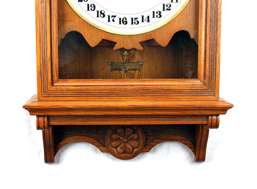 Seth Thomas Double Dial Perpetual Office Calendar Regulator #13 Wall ...