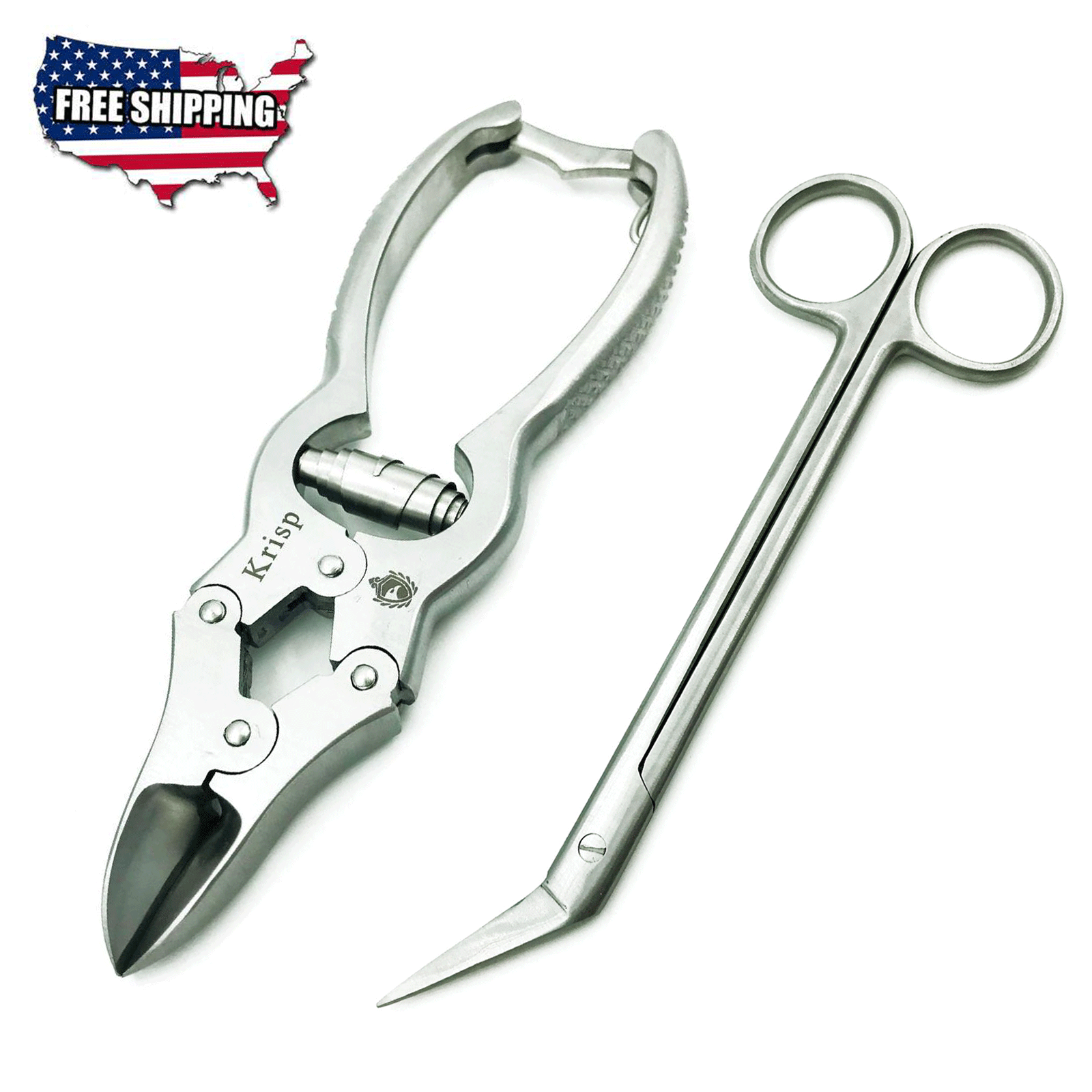 2 PC CHIROPODY PODIATRIST PROBLEMATIC NAILS HEAVY DUTY CUTTER CLIPPER ...