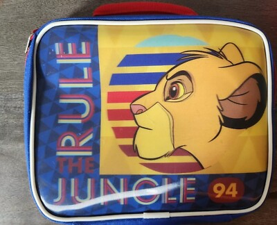 Disney Lion King Simba "Rule The Jungle 94" Lunch Box Insulated Bag (No ...