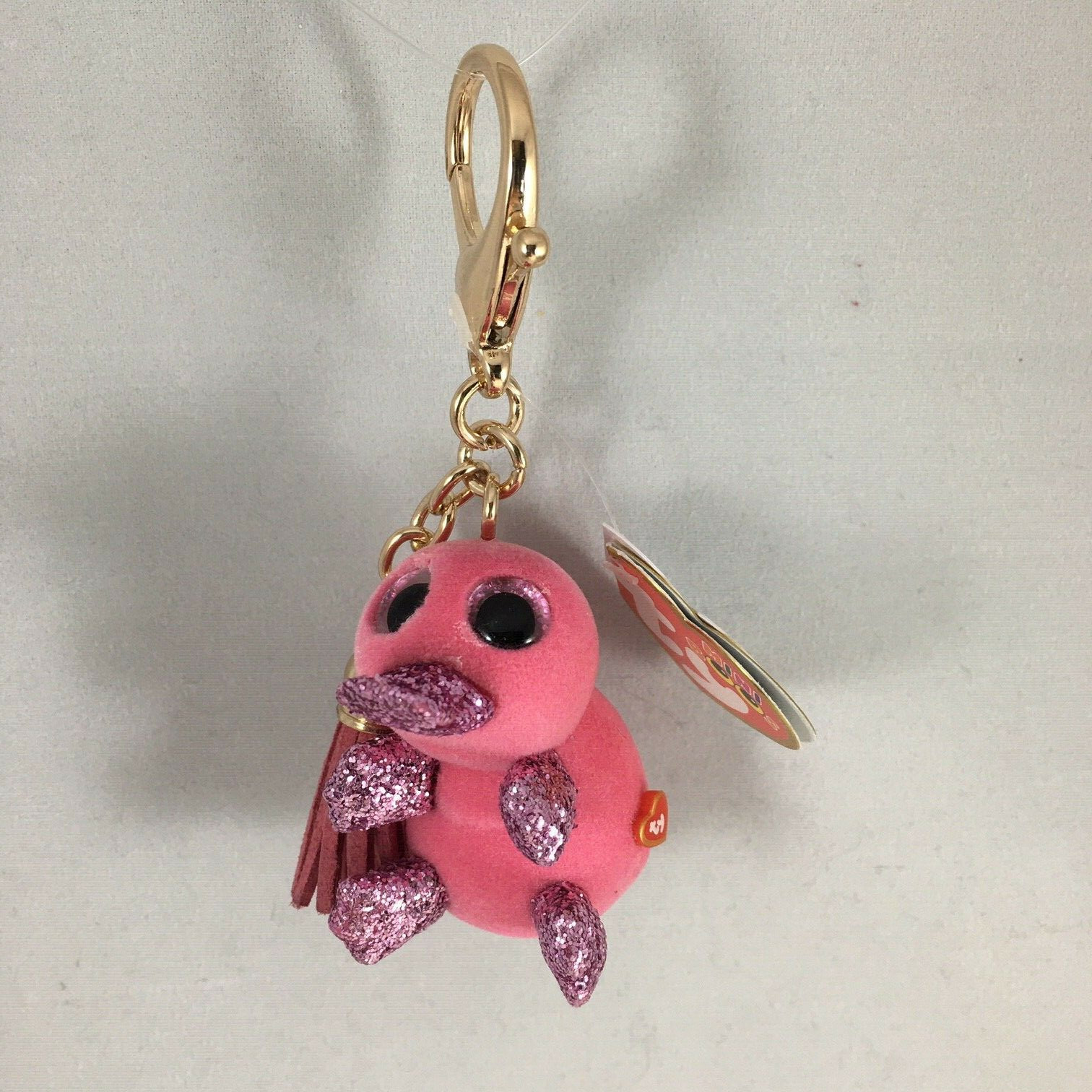 NEW 2020 TY Beanie Boos Mini Boo Collectible Metal Key Clip - WILMA the ...
