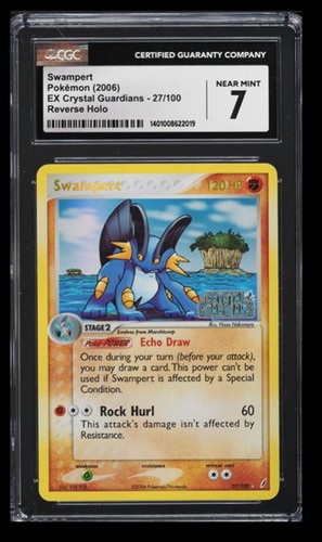 Swampert 27/100 Crystal Guardians Reverse Holo for sale online | eBay