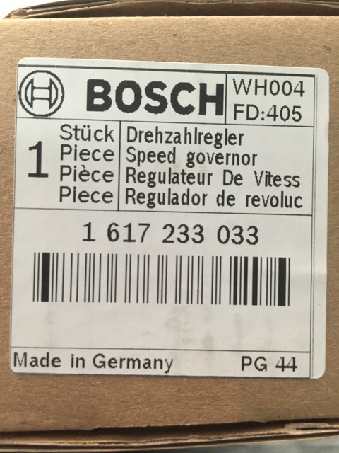 Bosch 1617233033 Speed Control for 11241 & 11248 Rotory Hammers for ...