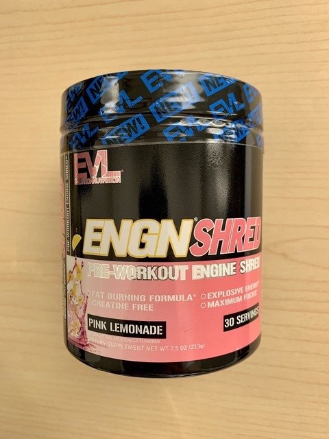 Evlution Nutrition ENGN Pre-workout Engine Blue Raz Flavor 9 Oz (255 G ...