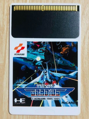 GRADIUS PC Engine Hu-Card KONAMI Video Game From Japan | eBay