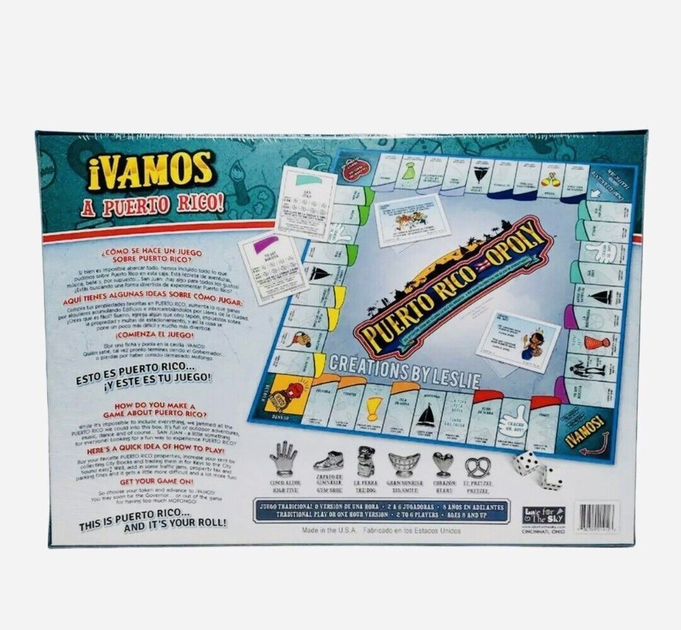 Puerto Rico Opoly Monopoly Board Game NEW Factory Sealed Fast Shipping ...