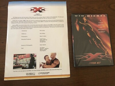 XXX PRESS KIT MOVIE CD-ROM & Press Release - VIN DIESEL & SAMUEL L ...