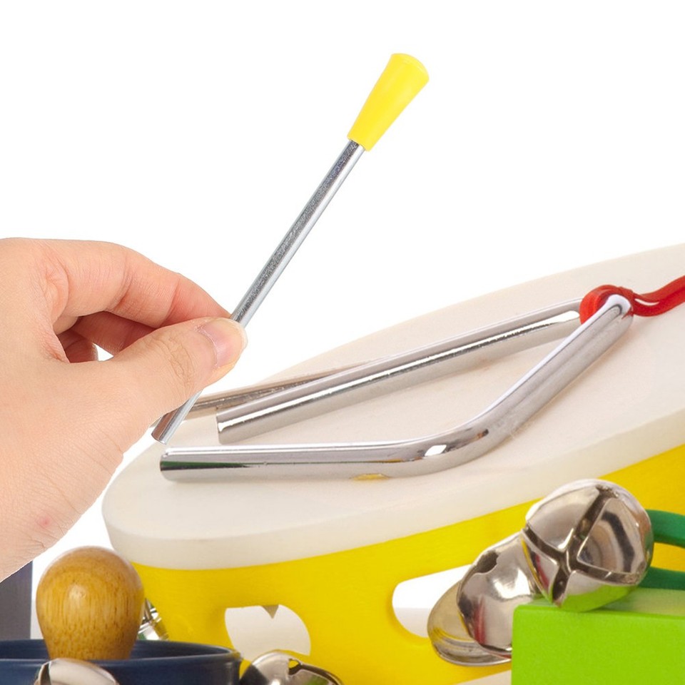 8 Pcs Hand Percussion Triangles Outdoor Instrument Mallet Sticks | eBay ...