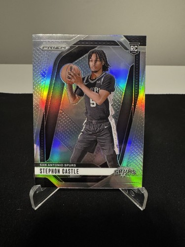 2024-25 Stephon Castle #234 Panini Prizm (Silver) Rookie NBA Rookie of ...