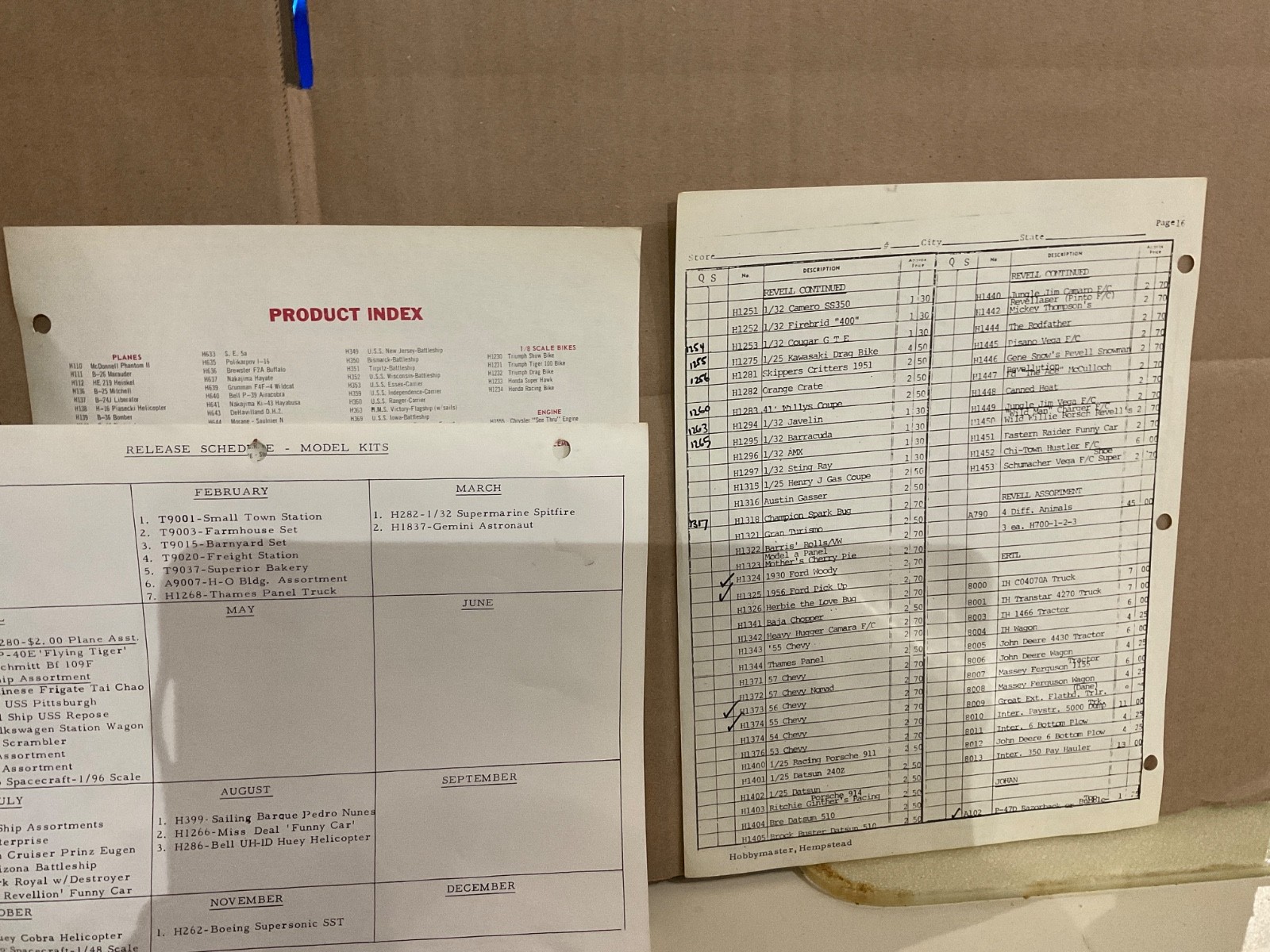 REVELL Apollo spacecraft sell sheet and order forms for 1967 | eBay