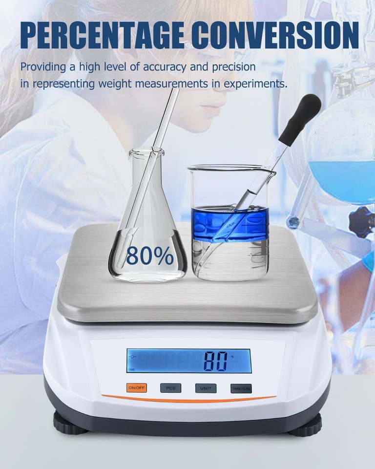 500g Analytical Balance 0.001g Digital Lab Precision Balance Precision ...