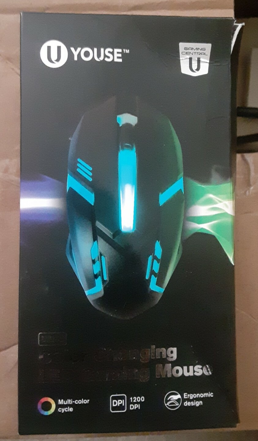 U Youse GAMING WIRED MOUSE/ COLOR CHANGING LED | eBay