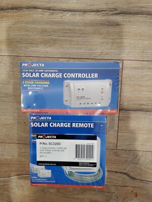 Projecta Sc320D Remote 20 Amp Solar Panel Regulator Controller 12 Volt ...