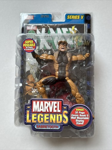Marvel Legends Series V SABRETOOTH Action Figure X-Men 2003 ToyBiz NEW ...