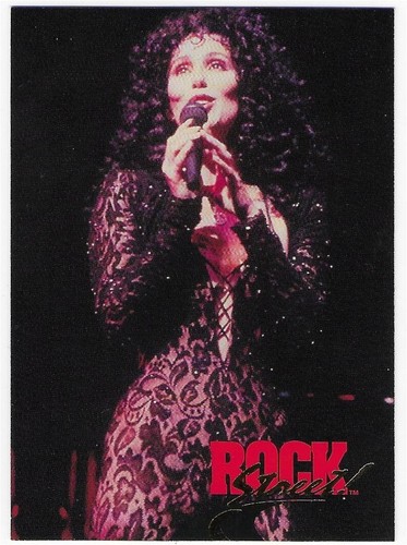 CHER CARD ROCKSTREET MAGAZINE GOLD FOIL 1991 | eBay