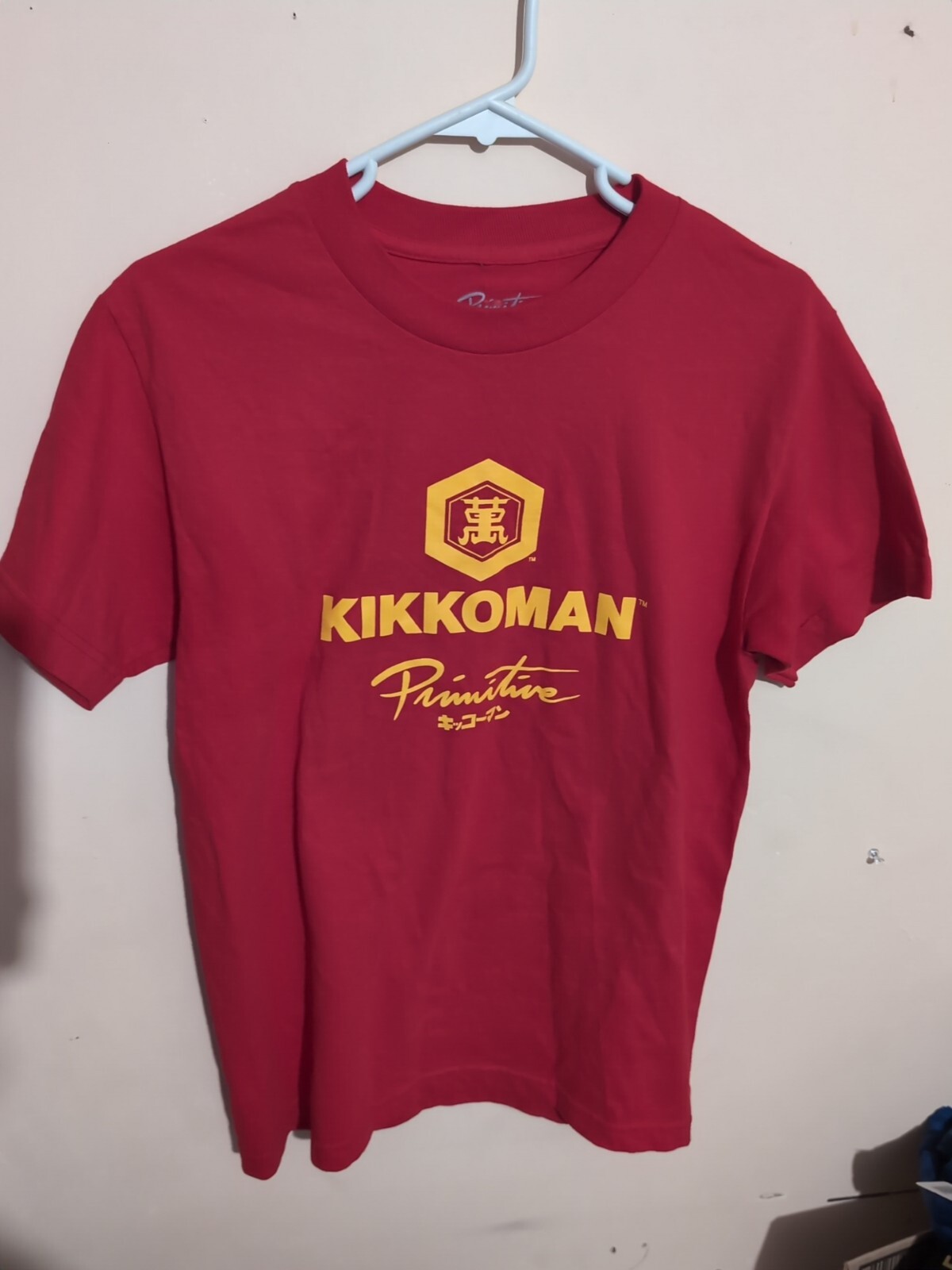 Primitive Kikkoman Sauce Men's Size Small Red Graphic S/S Regular T ...