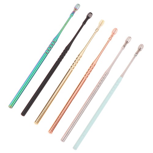 Stainless Steel Spring Spiral Ear Pick Spoon Wax Removal Cleaner Tool ...