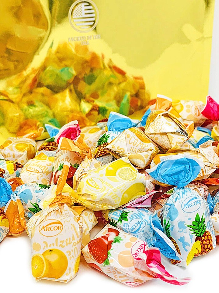 SweetGourmet Arcor Fruit Filled Assorted Bon Bon Hard Candy, 5Lb- FREE ...