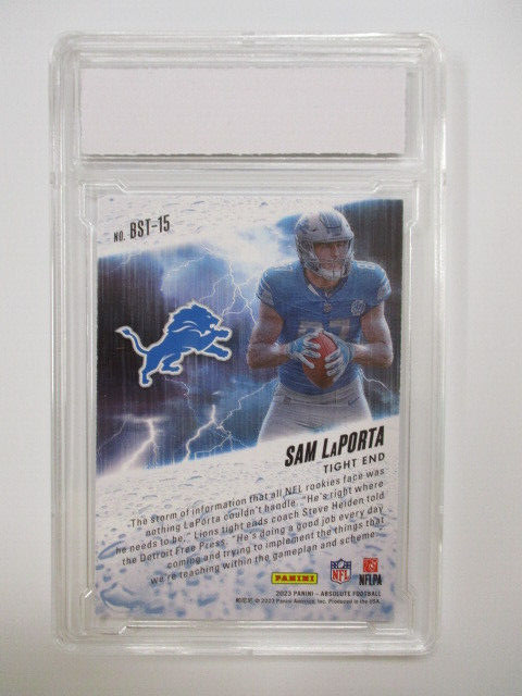 2023 Panini Absolute - By Storm Sam LaPorta #BST-15 (RC) for sale ...