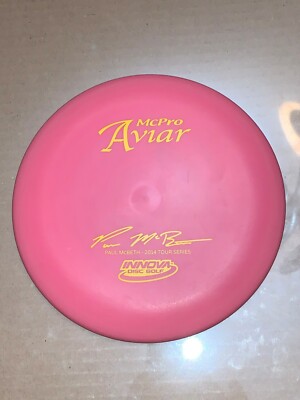 RARE Innova 2014 Paul McBeth McPro Aviar 172g Pink with 1050 Bottom ...