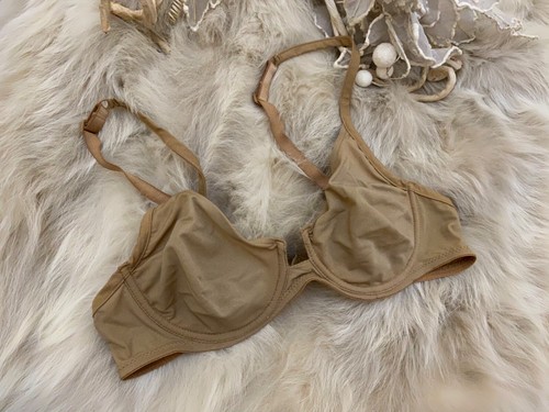 LA PERLA dark BEIGE unpadded underwired BRA size us34A eu75A It3A | eBay