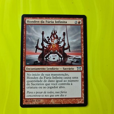 HONDEN OF INFINITE RAGE | CHAMPIONS OF KAMIGAWA | PORTUGUESE | MTG | NM ...
