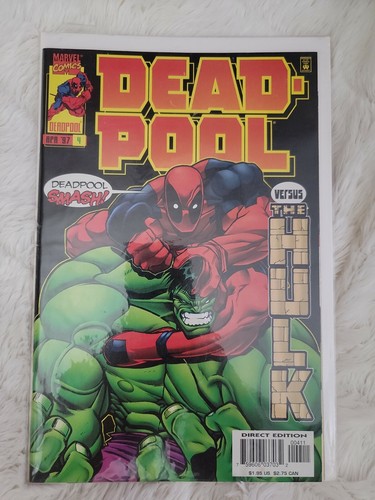 DEADPOOL (1997) Comic Book- 4 Hulk April 1997 - DIRECT EDITION ...