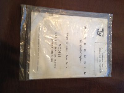 TELEDYNE WISCONSIN ENGINE OPERATION INSTRUCTIONS MANUAL 7D 8D 14D 12D ...
