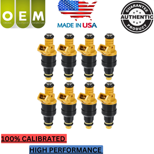 NEW x8 GENUINE BOSCH Fuel Injectors for 1995-1996 Ford F-250 5.8L V8 ...