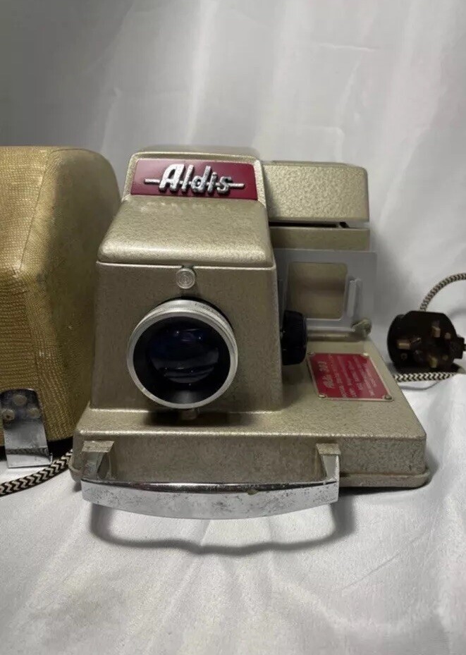 Vintage Aldis 303 Slide Projector with Case 1960's free p&p | eBay UK