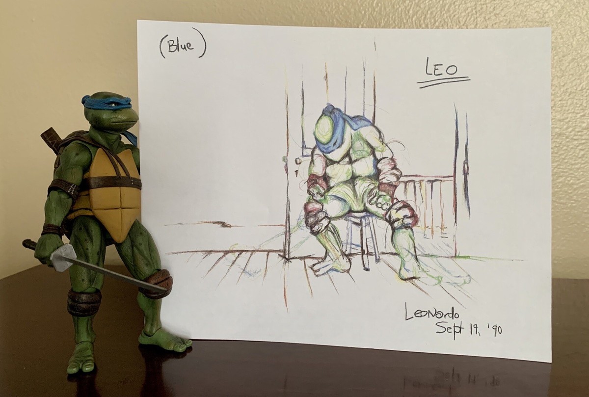 Ninja Turtle Leonardo Drawing