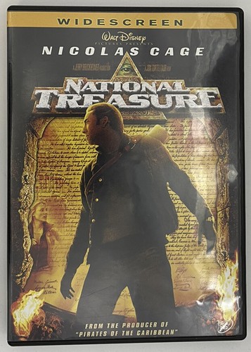 National Treasure (2005) DVD Nicolas Cage Jon Voight Harvey Keitel ...