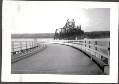 VINTAGE PHOTOGRAPH 1942 OLD FICKSBURG STEEL BRIDGE LOUISIANA ...
