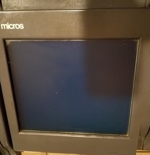 LOT OF 6 MICROS WORKSTATION 3 HOSPITALITY TERMINAL MODEL # 400412 ...