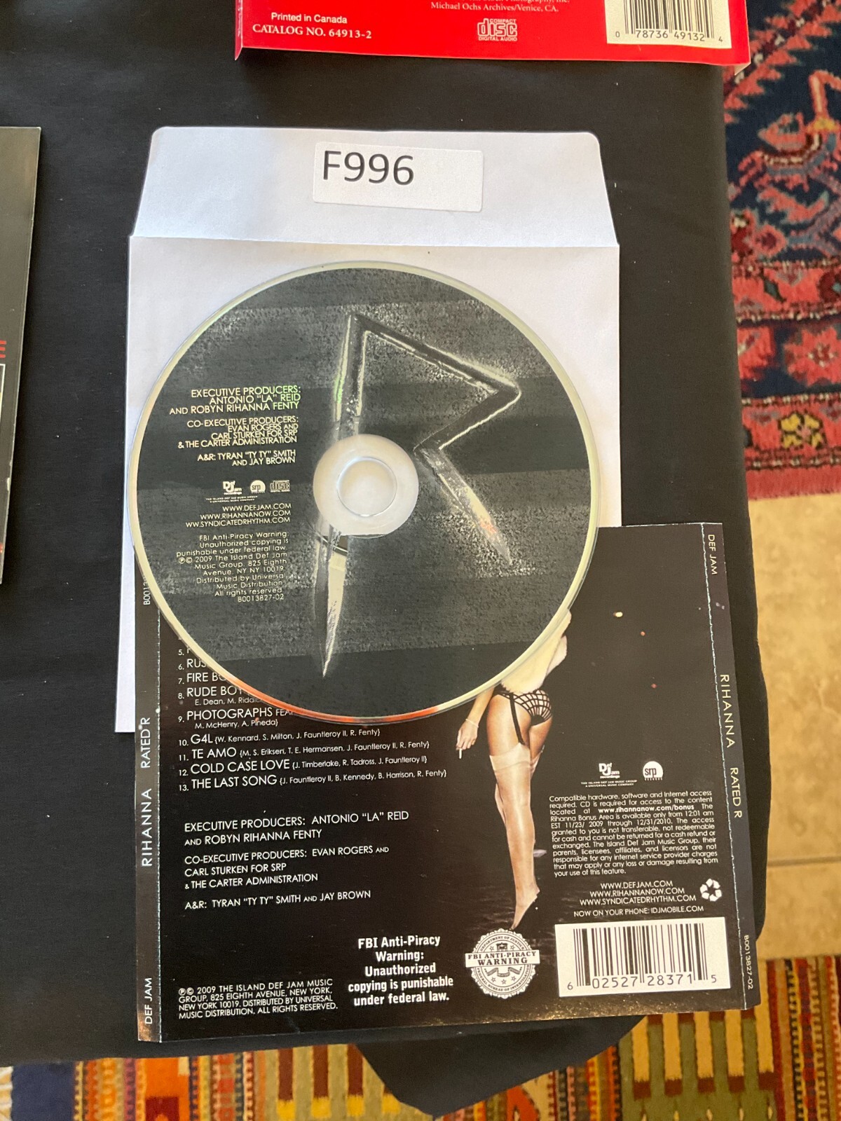 Rated R by Rihanna (CD, 2009) No Case #F996 | eBay