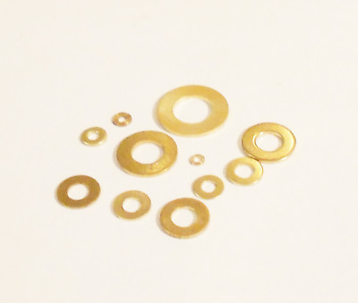 BA Brass Washers 0BA 2BA 3BA 4BA 5BA 6BA 7BA 8BA 9BA 10BA (Qty 100 ...