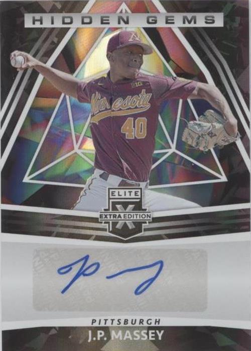 2022 Panini Elite Extra Edition - Hidden Gems J.P. Massey #HG-JM Black ...