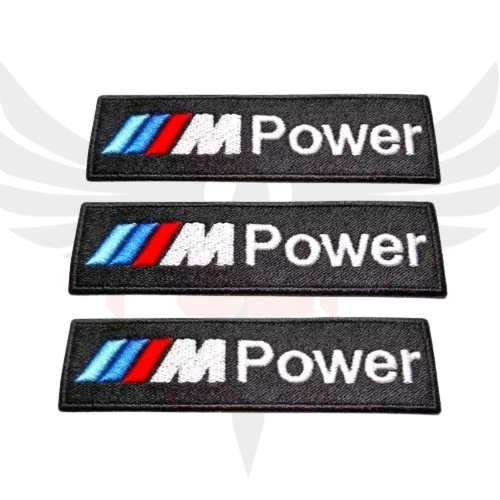 M Power BMW Embroidered Patch Car Brand Logo Motorsport Badge Applique ...