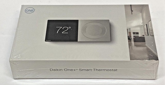 Daikin One Smart Thermostat One Plus D9000 Silver (Nickel Finish) Wi-Fi ...