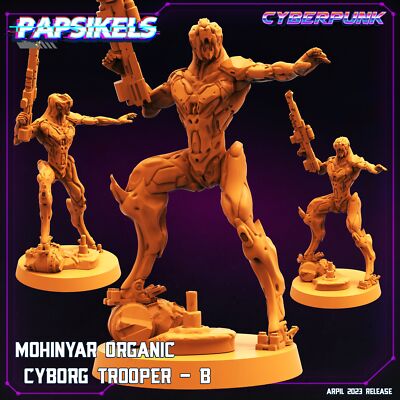 Mohinyar Organic Cyborg Trooper - B | DnD Miniatures | Tabletop Gaming ...