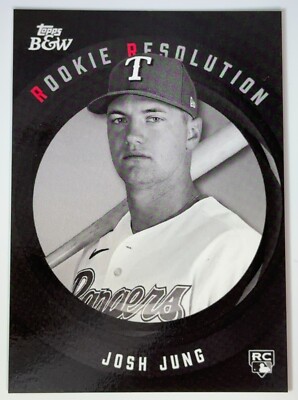 Josh Jung RC ROOKIE RESOLUTION 2023 Topps Black & White #RR3 | eBay