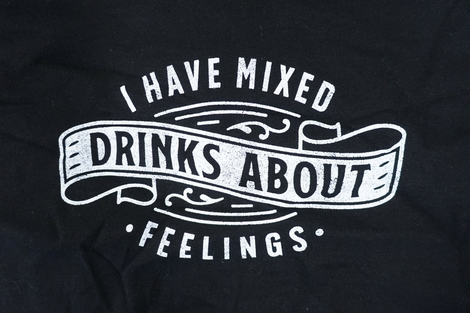 KID DANGEROUS MIXED DRINKING HUMOR FUNNY BLACK VINTAGE MEDIUM SWEATSHIRT SWEATER | eBay