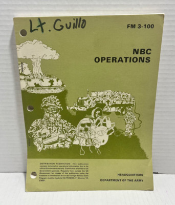 US Army Division NBC Operations FM 3-100 | eBay