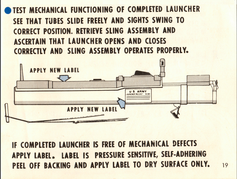 52 Page 1977 TM 9-1340-203-20 ROCKET LAUNCHER M190 M73 M72 LAW Manual ...