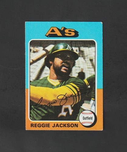 1975 Topps Reggie Jackson #300 ~~ A's NY Yankees HOF ~~ Nice Card | eBay