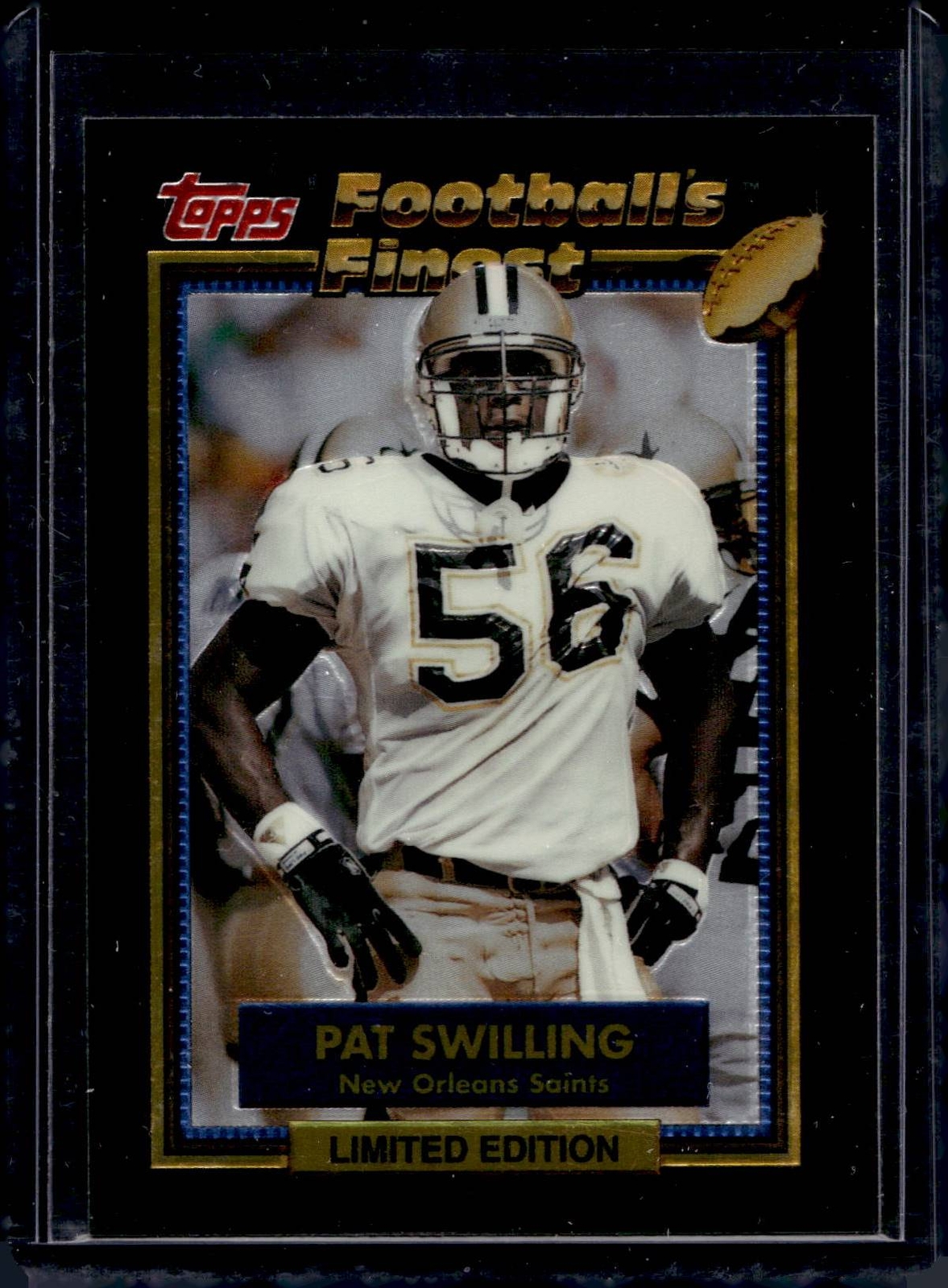 1992 Topps Football's Finest Pat Swilling #28 - New Orleans Saints | eBay