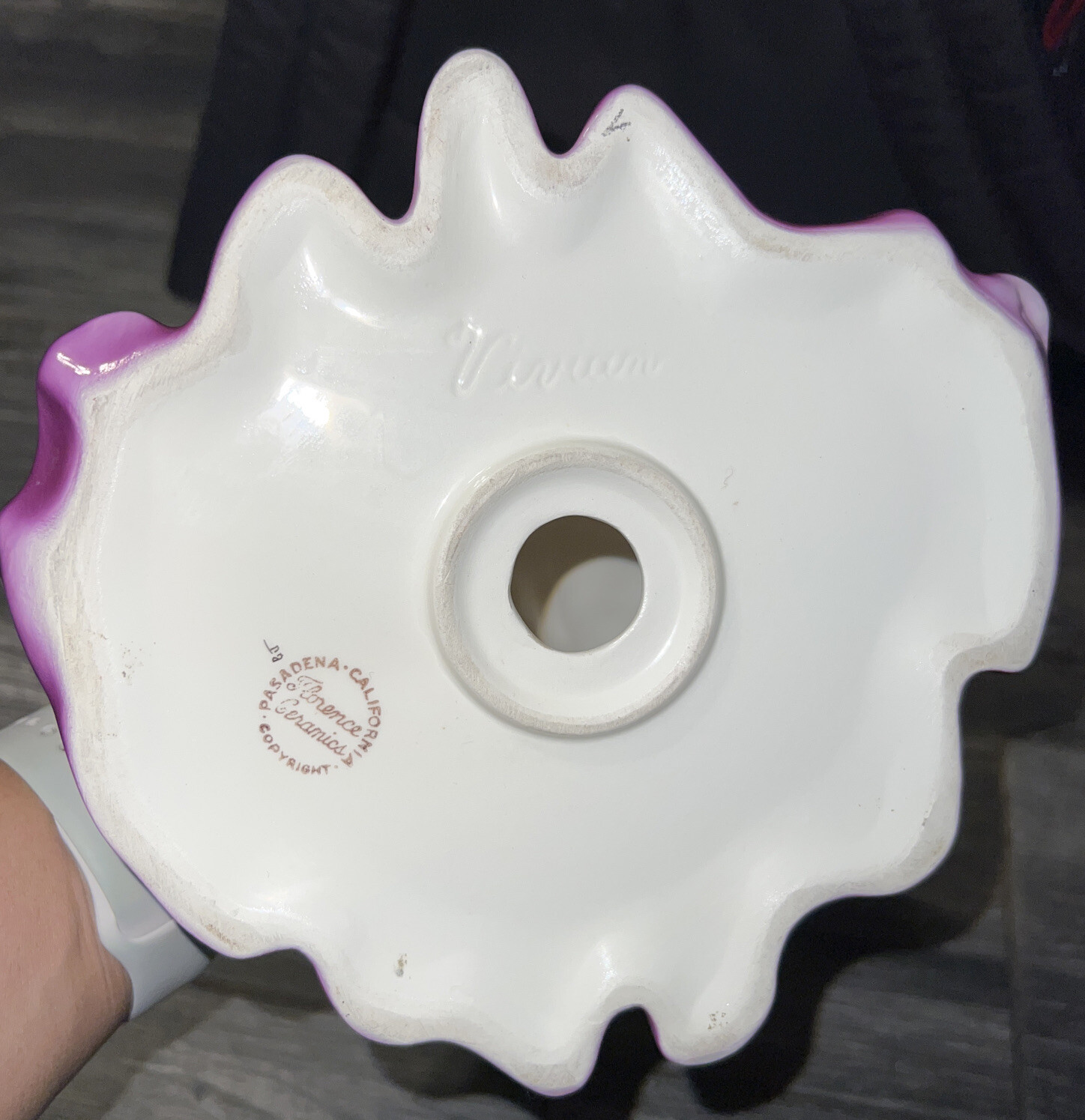 Vintage 1953 Florence Ceramics Vivian Lady Figurine Parasol Victorian ...